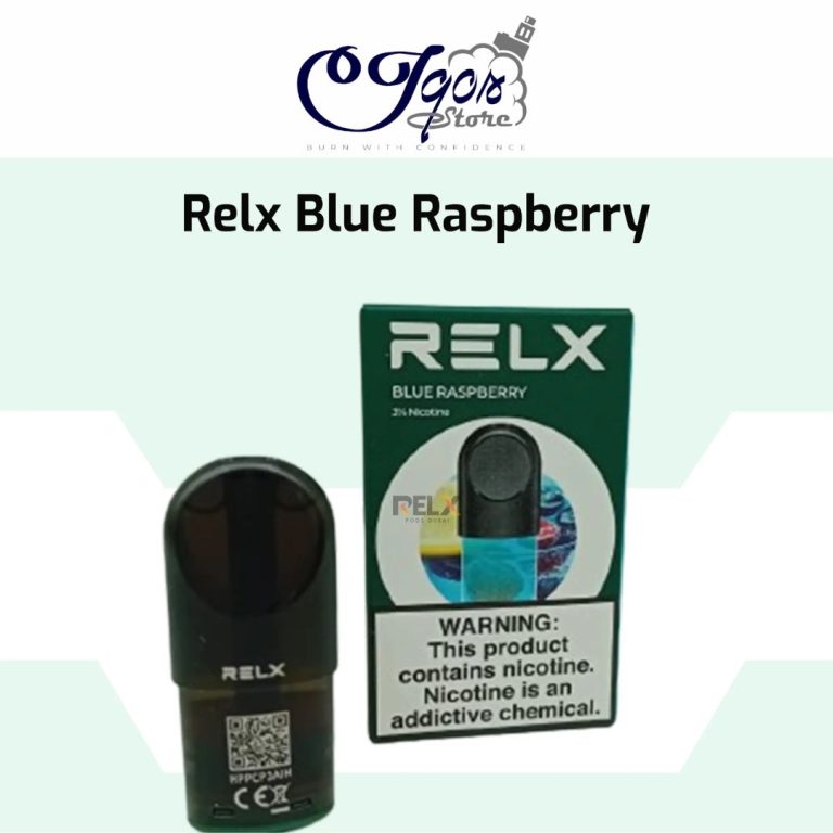 Relx Pod Pro 2 Blue Raspberry 3% in Dubai UAE