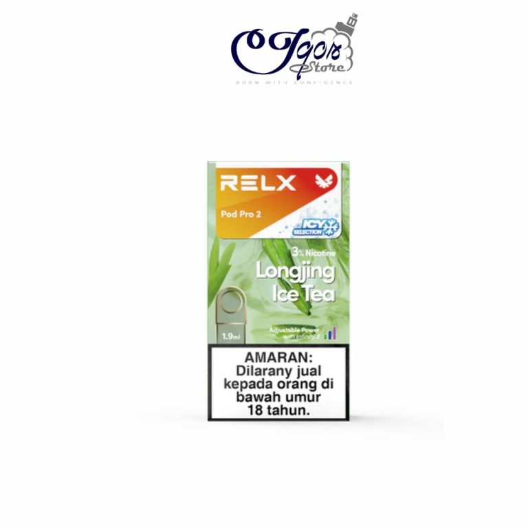 Relx Pod Pro 2 Longjing Ice Tea 3% in Dubai UAE