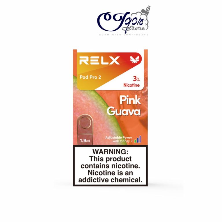 Relx Pod Pro 2 Pink Guava 3% in Dubai UAE